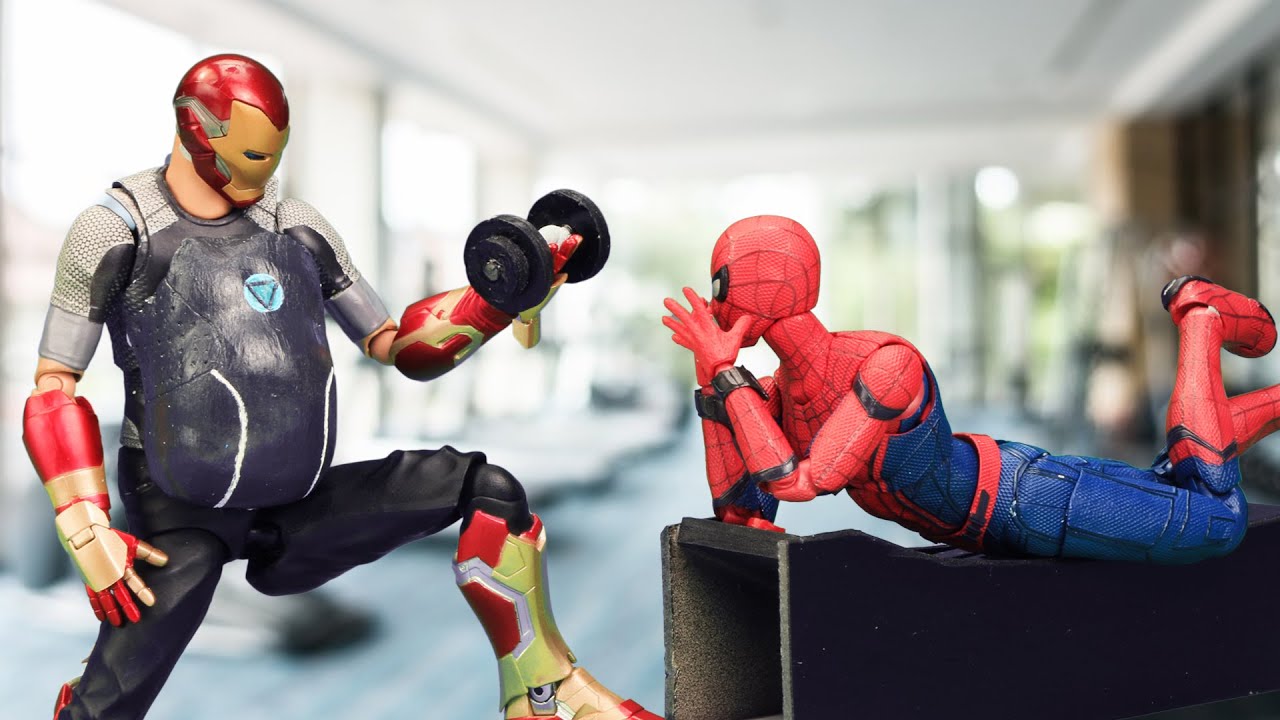 Figure Fat Ironman Vs Spiderman Rescues Gym Fail | Official Trailer ...
