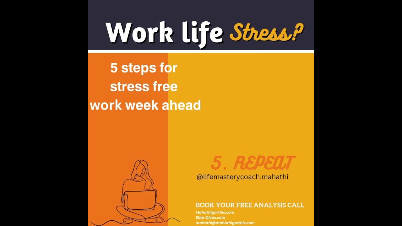 𝟱 𝘀𝘁𝗲𝗽𝘀 𝗳𝗼𝗿 𝘀𝘁𝗿𝗲𝘀𝘀 𝗳𝗿𝗲𝗲 𝘄𝗲𝗲𝗸 𝗮𝗵𝗲𝗮𝗱 - YouTube