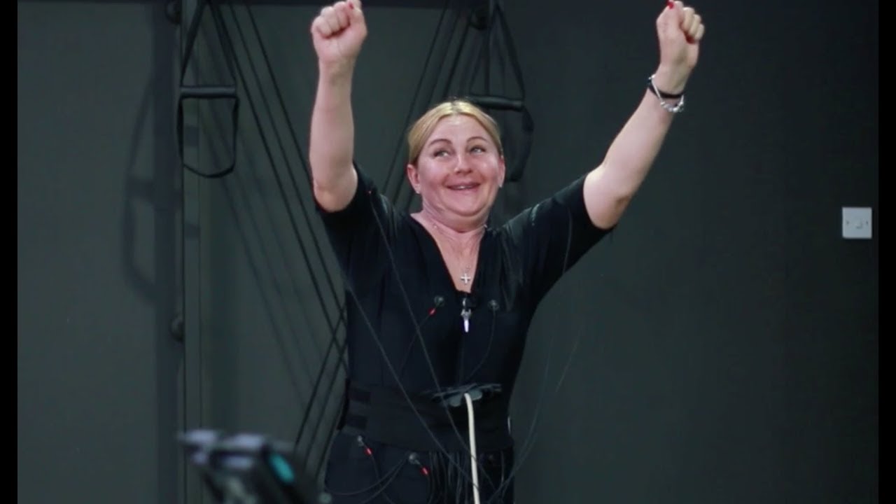 EMS Bodytek training, beginner level. How to loose weight - YouTube