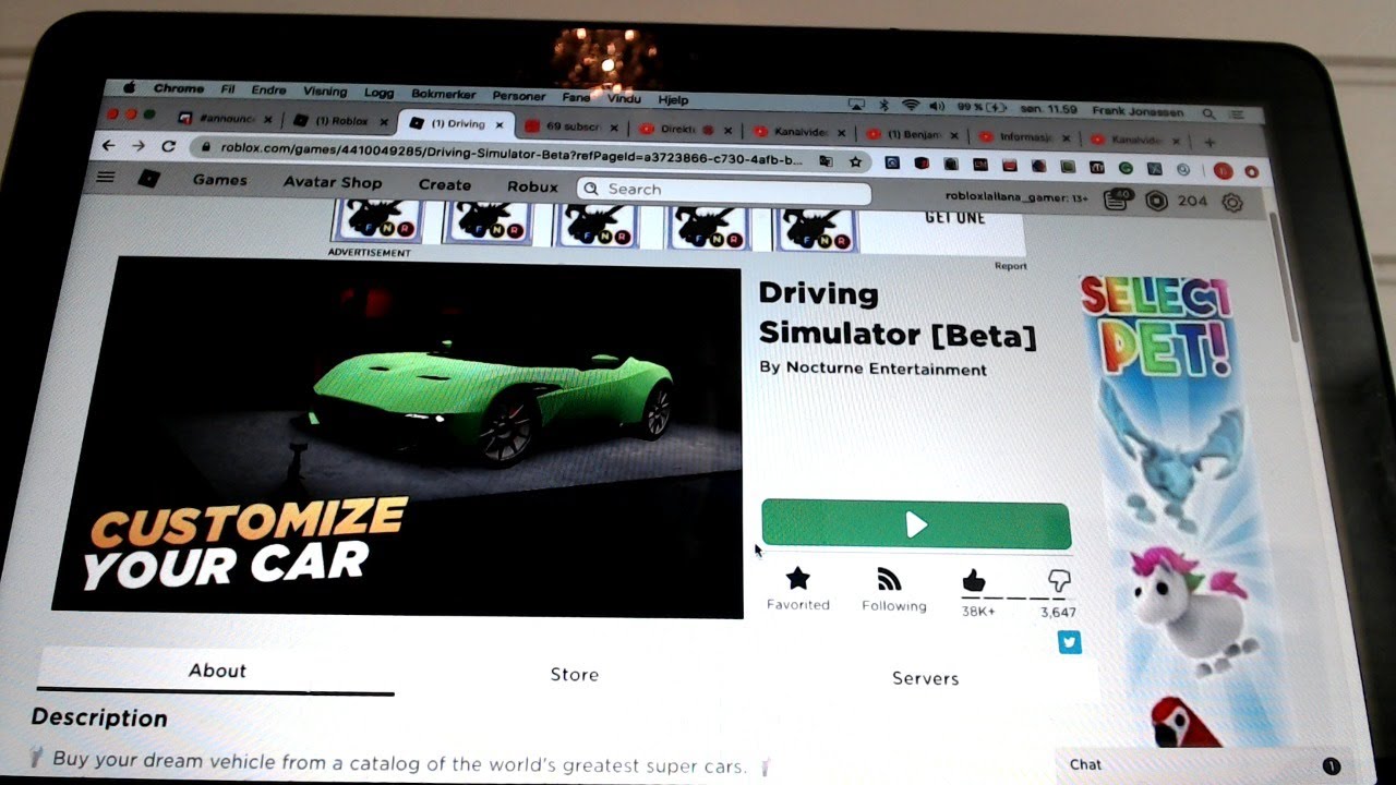 Roblox Driving simulator LIVE - YouTube