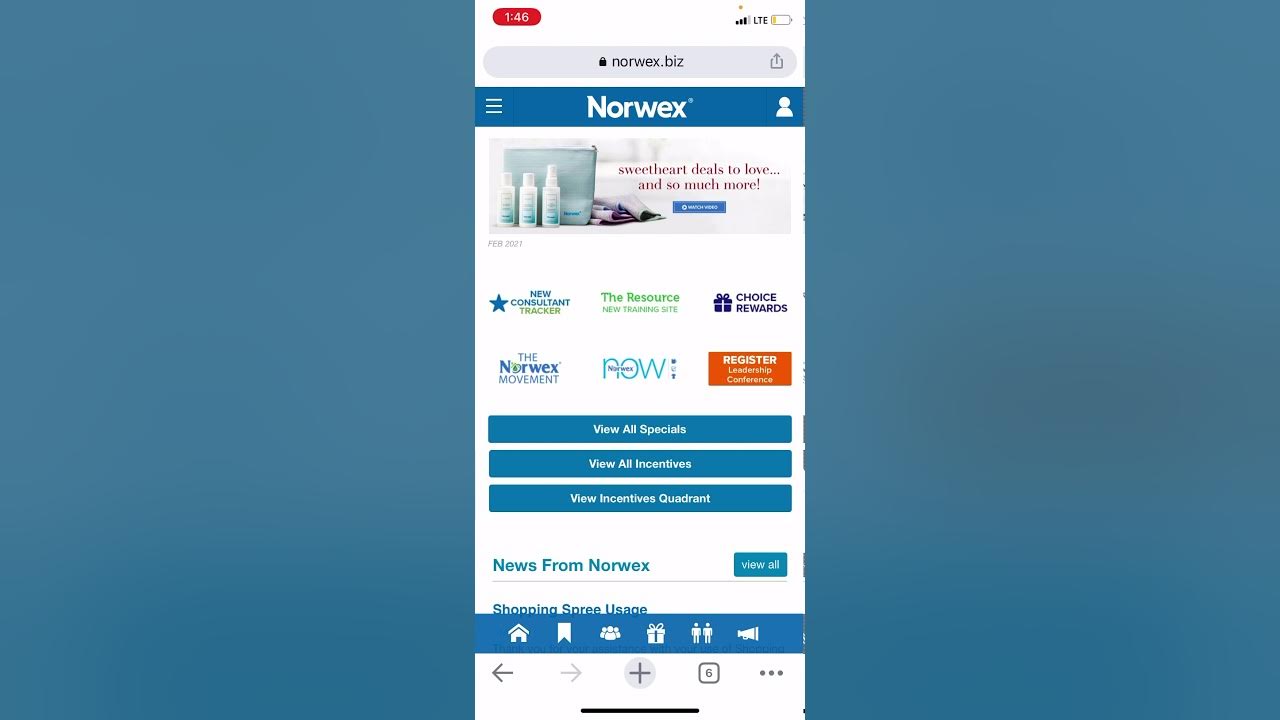Logging into Norwex Back office - YouTube