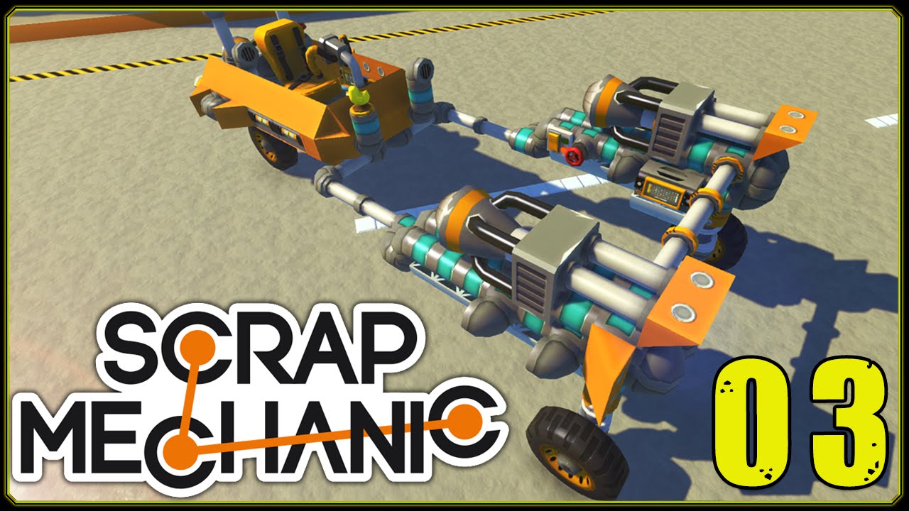 Scrap Mechanic || Scrappy Racers #3 | Starwars Podracer! - YouTube