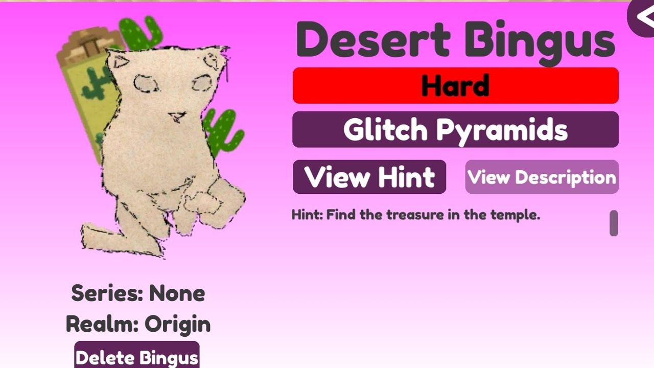 How to get Desert Bingus in Find the Binguses - YouTube
