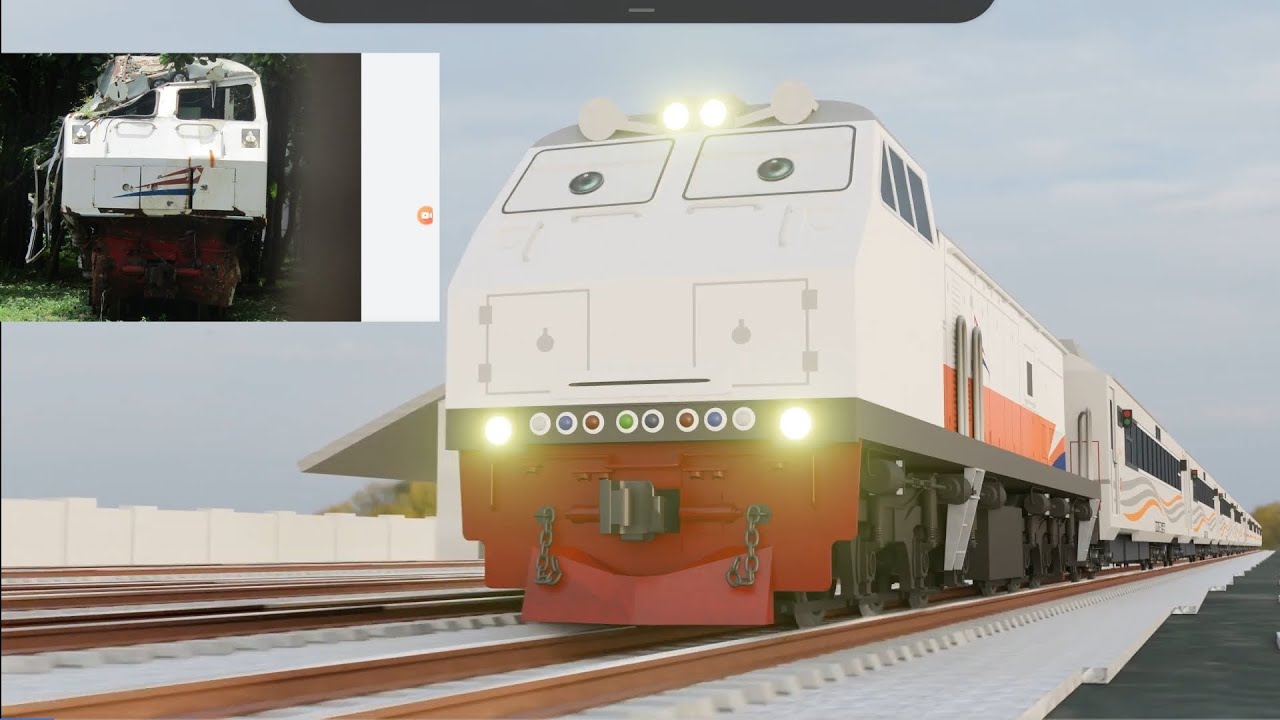 cc 201 130r kereta api zavier design studio - YouTube