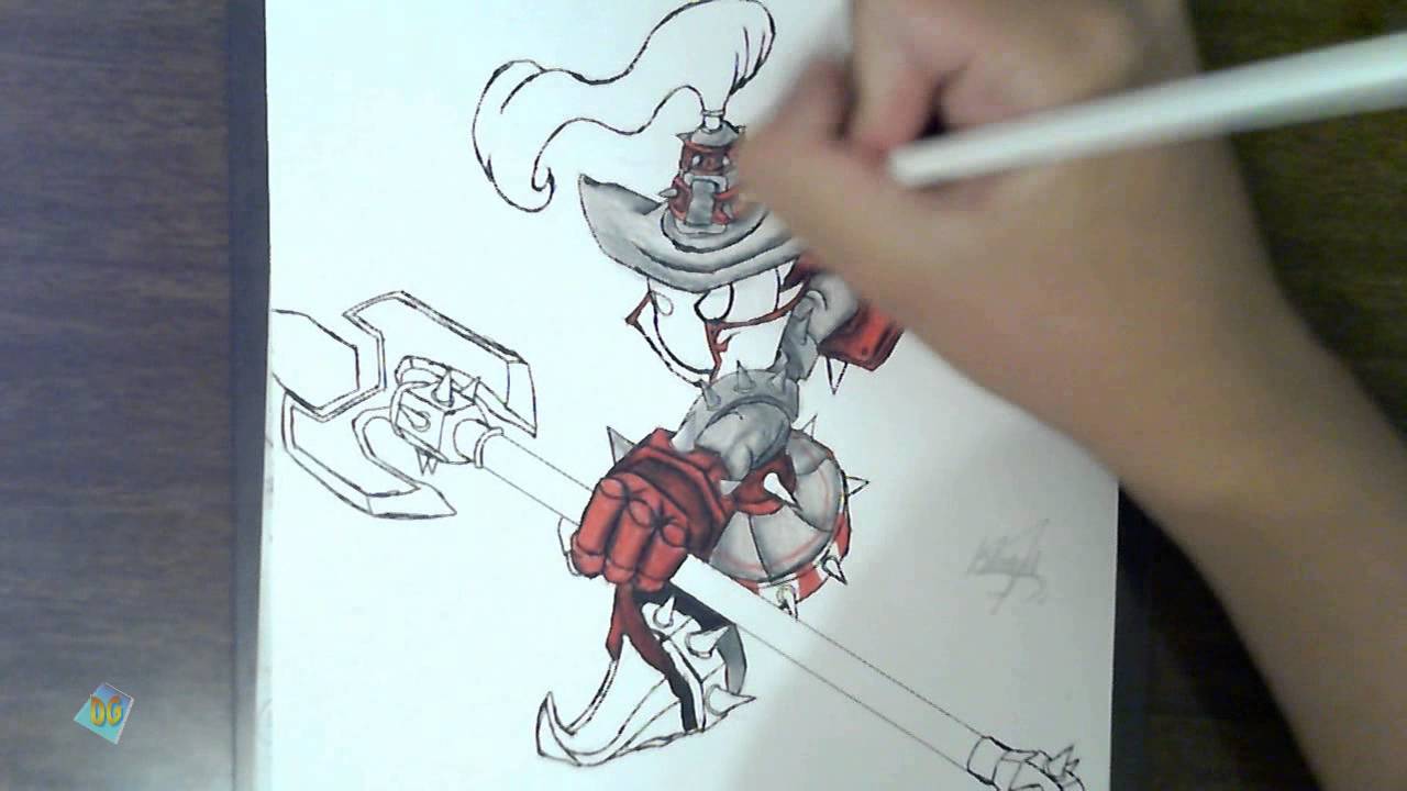 Drawing Veigar (League of Legends) - YouTube