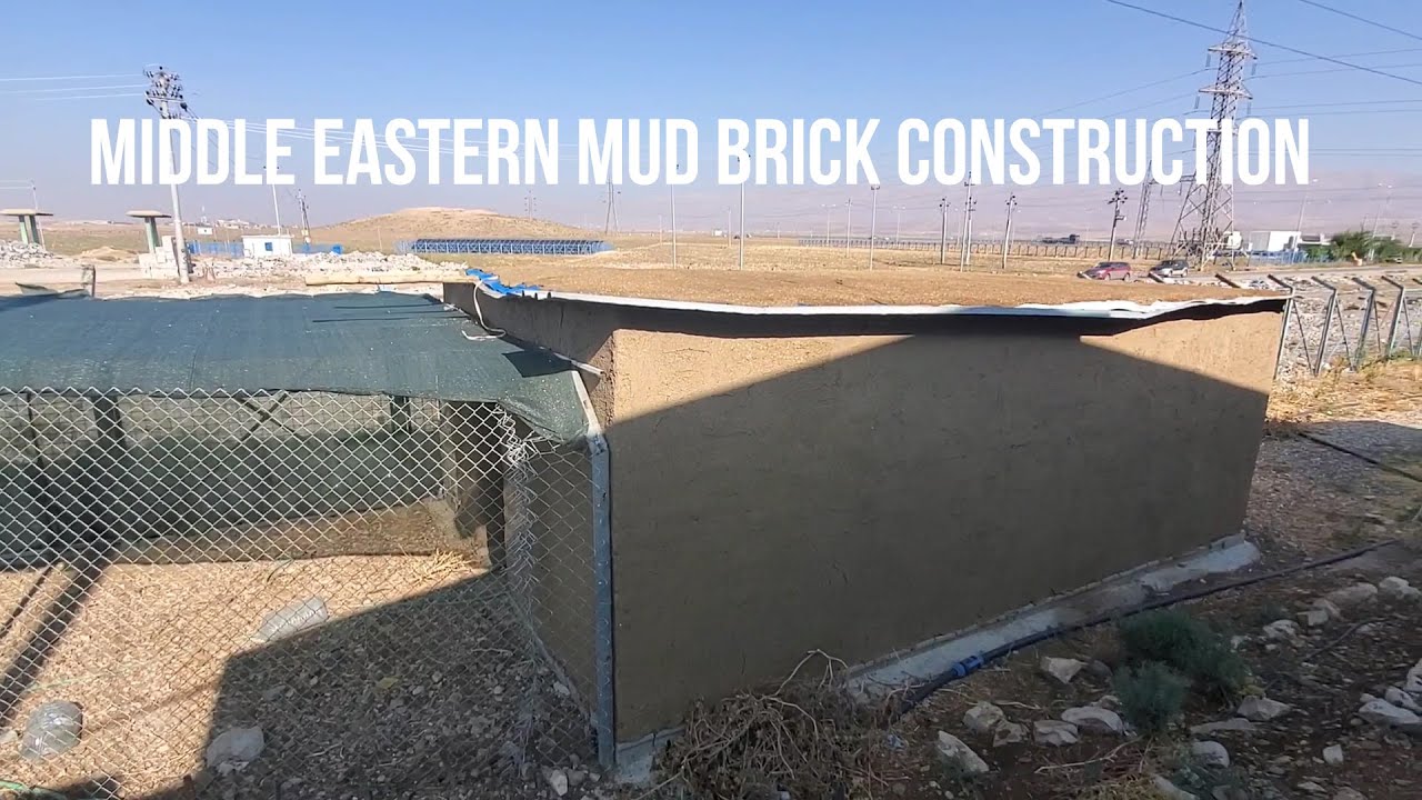 Middle Eastern Mud Brick Construction - Chicken Coop or House - YouTube