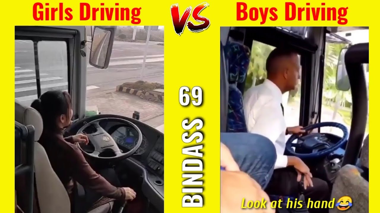 Girls vs boys driving skills (Part-2) 😂😂 | Girls vs boys memes | #memes ...