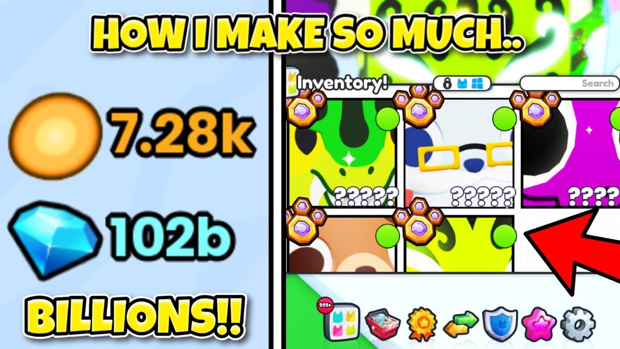 How I Make 100B+ GEMS Every Event Update in Pet Simulator 99! - YouTube