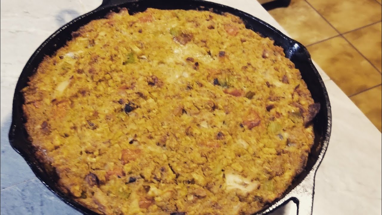 How to make southern Style chicken Dressing - YouTube