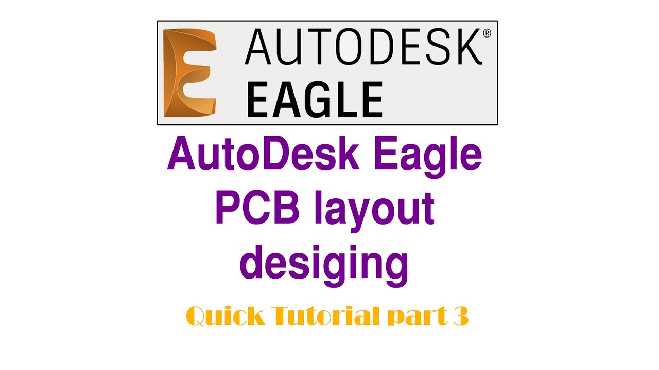 Eagle PCB Design Tutorial part 3 - Board layout design - YouTube