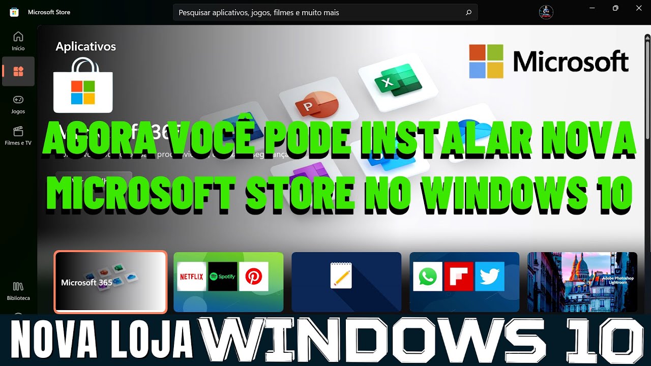 NOVA LOJA Microsoft Store Pode Ser instalada No Windows 10 - YouTube