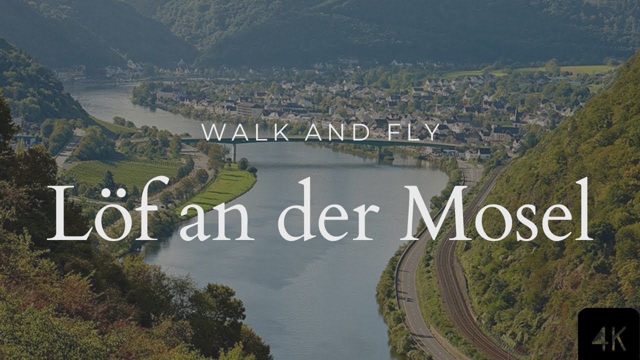 Löf an der Mosel Germany Drone Footage 4k | Walk&Fly - YouTube