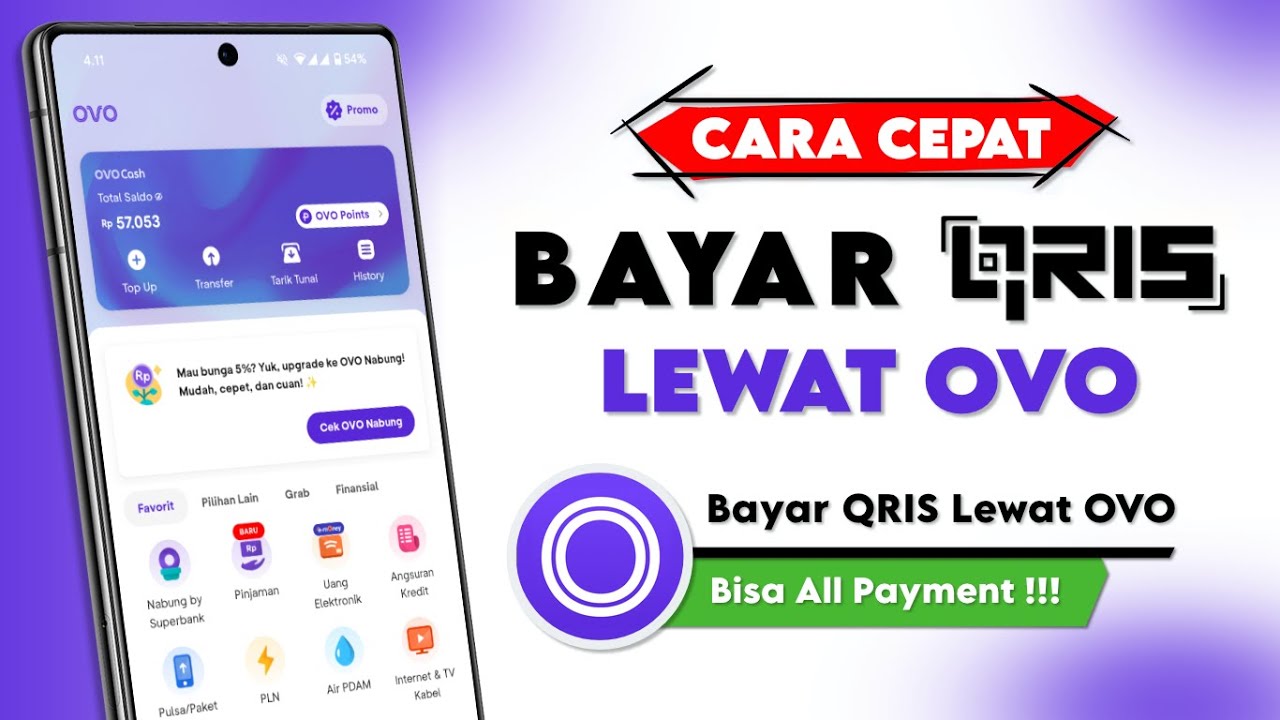 BERHASIL !! Cara Bayar QRIS Lewat OVO || Cara Bayar Pakai QRIS OVO ...