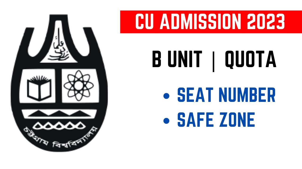 চবি বি ইউনিট কোটার আসন সংখ্যা ২০২৩ | CU B unit Quota Seat Number 2023 ...