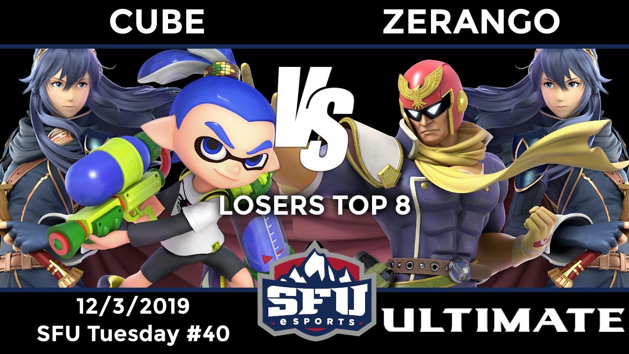 SFU Tuesday #40: Cube (Lucina, Inkling) vs GB | Zerango (Captain Falcon ...