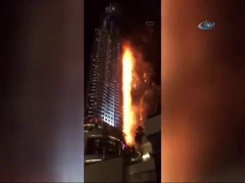 Dubai’deki Otelde Yangın 20’nci Katta Çıktı