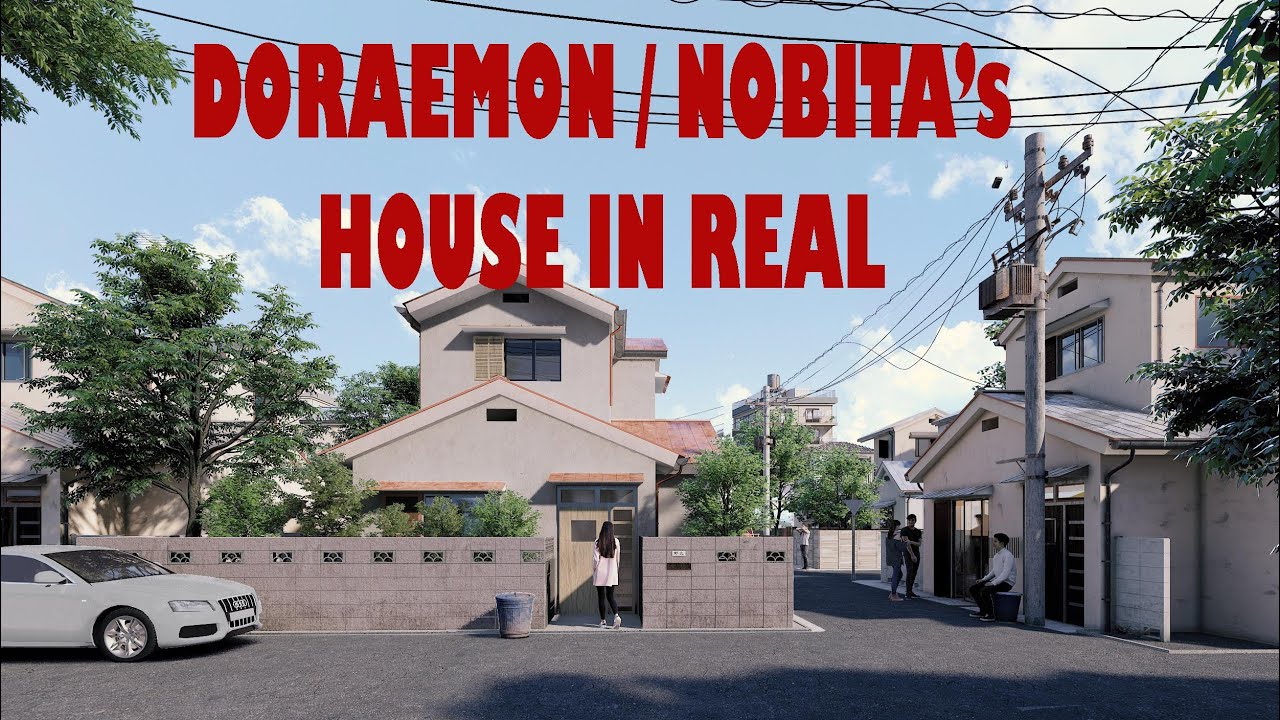 DORAEMON HOUSE IN REAL - 3DsMax - YouTube