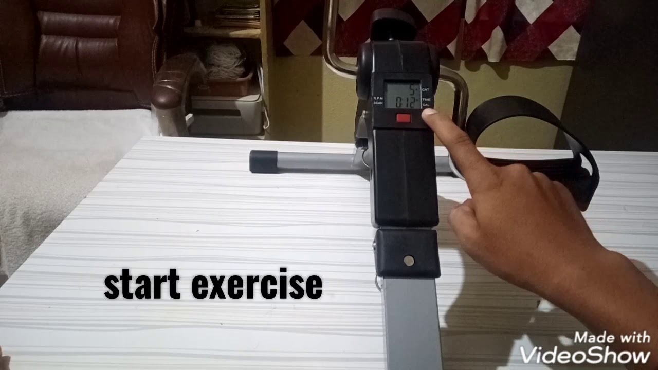Pedo cycle | leg and arm exerciser | paralysis | physiotherapy machine ...