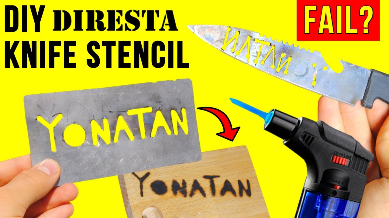 Custom DIY Metal Stencil: Engrave Your Name or Logo WITHOUT a Laser ...