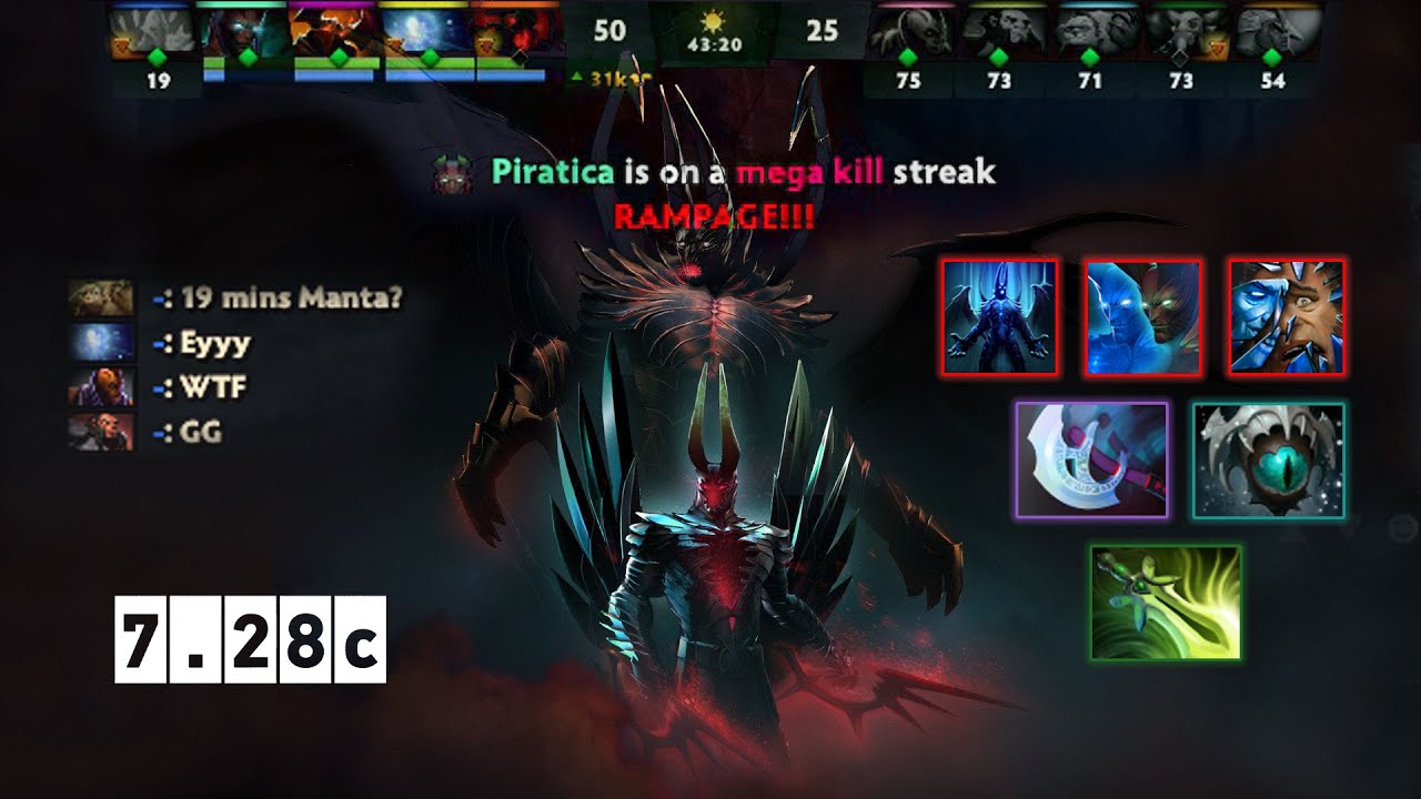 Dota 2 7.28c Terrorblade Rampage | OC.Piratica | Brotherist | Online ...