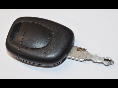 Renault Clio Scenic Laguna Key Battery Replacement - EASY DIY