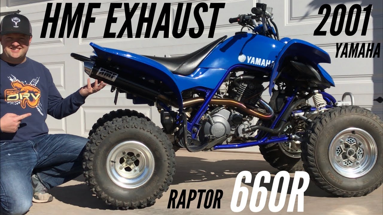 HMF Performance Series FULL EXHAUST - Raptor 660R (Vid #5) - YouTube