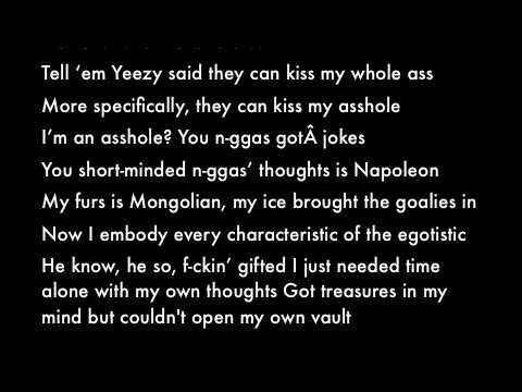 POWER kanye west - LYRICS - YouTube