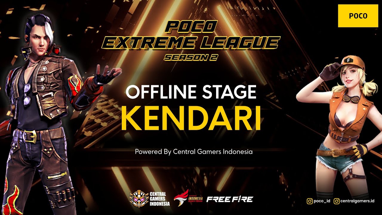 OFFLINE TOURNAMENT FREE FIRE || Poco Extreme League S2 Powered by ...