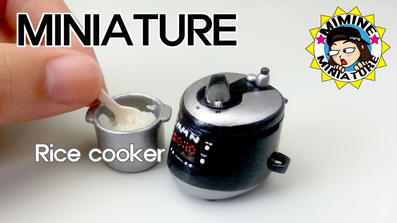 (ENG)미니어쳐 전기밥솥 만들기 (밥도 함ㅋㅋ) Miniature - Rice cooker -미미네미니어쳐 - YouTube