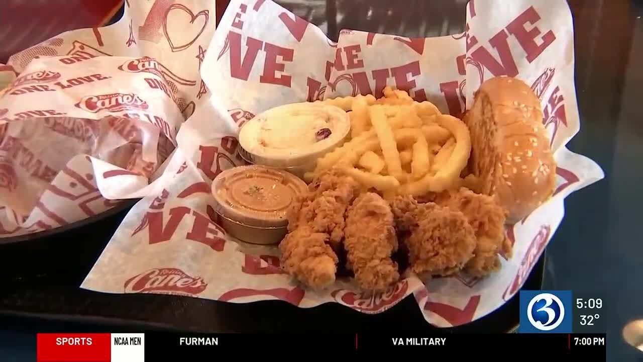 CT's first Raising Cane's location opens up in Enfield - YouTube
