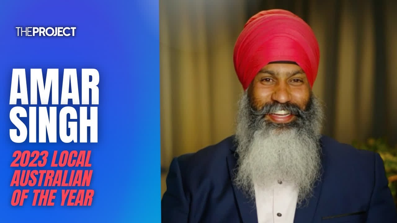 Amar Singh: Meet The Local Australian Of The Year For 2023 - YouTube