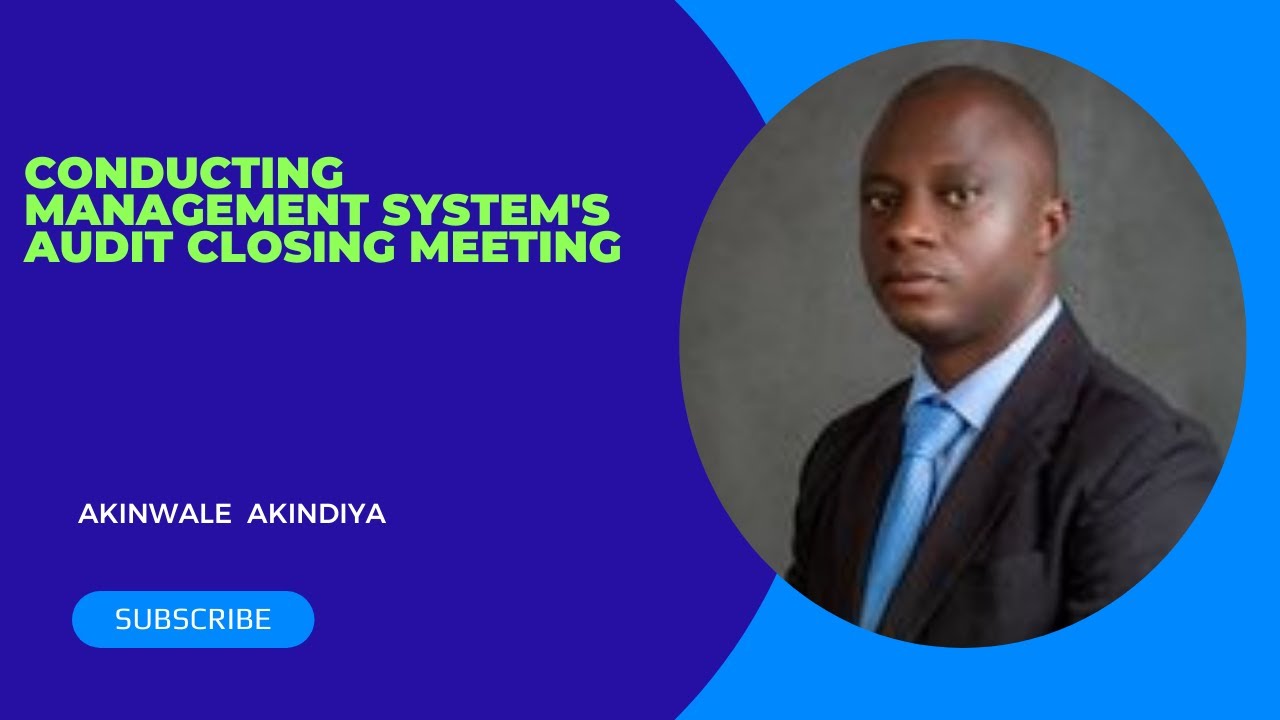 Conducting Management System's Audit Closing Meeting - YouTube