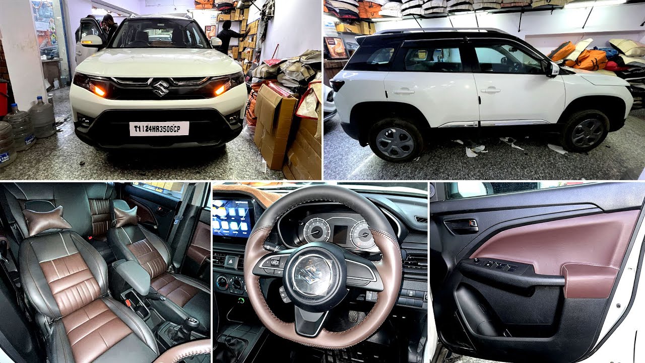 brezza accessories kit | brezza chrome | brezza armrest | brezza rear ...