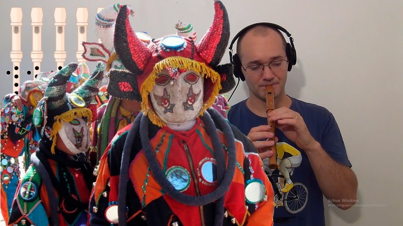 Carnavalito El Humahuaqueño para Flauta Dulce con Notas - Tutorial ...