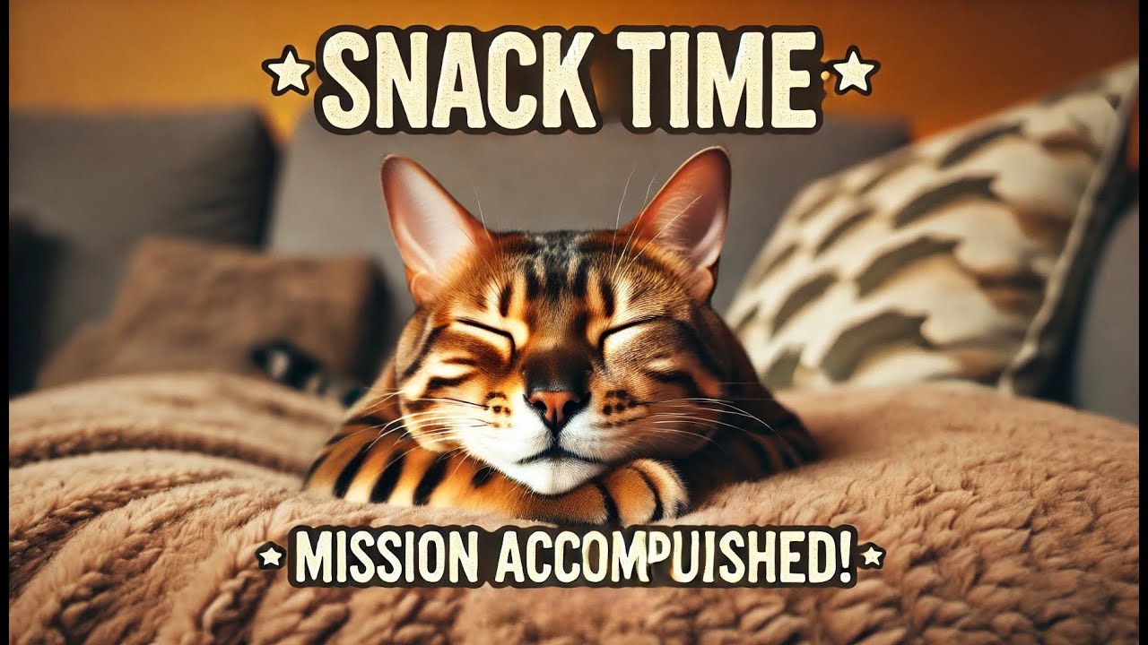 The Snack Time Strategy of a Clever Cat #CleverCat #SnackTime #fyp #ai ...