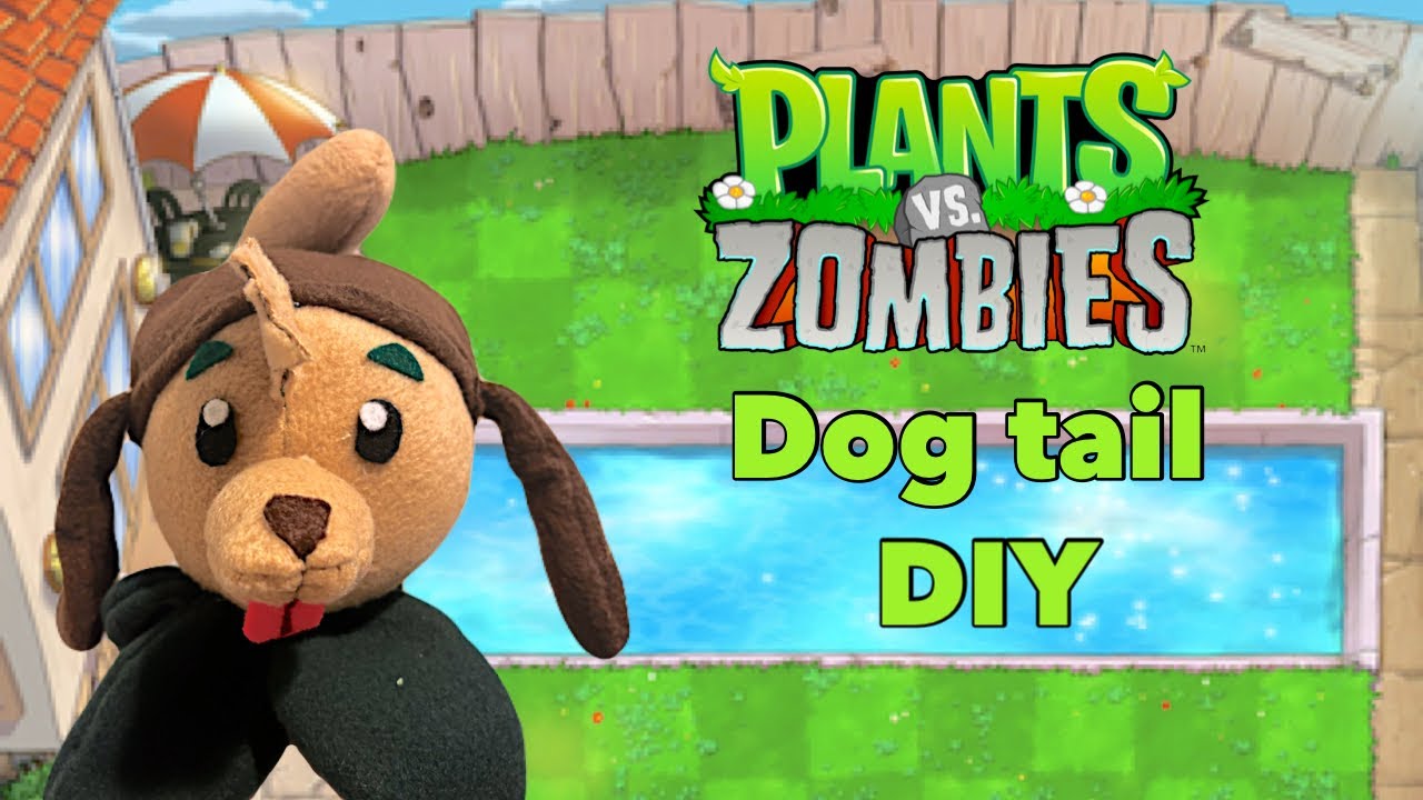 Pvz dog tail plush tutorial - YouTube