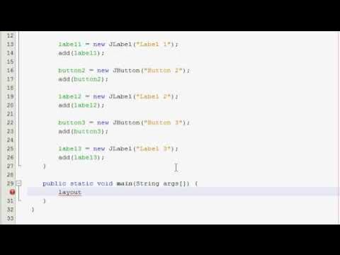 Java GUI Tutorial 10 - Gridlayout - YouTube
