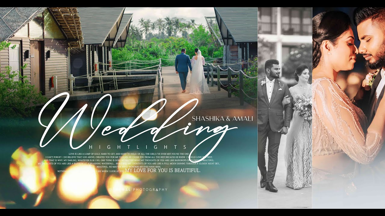 SHASHIKA & AMALI WEDDING HIGHTLIGHTS - YouTube