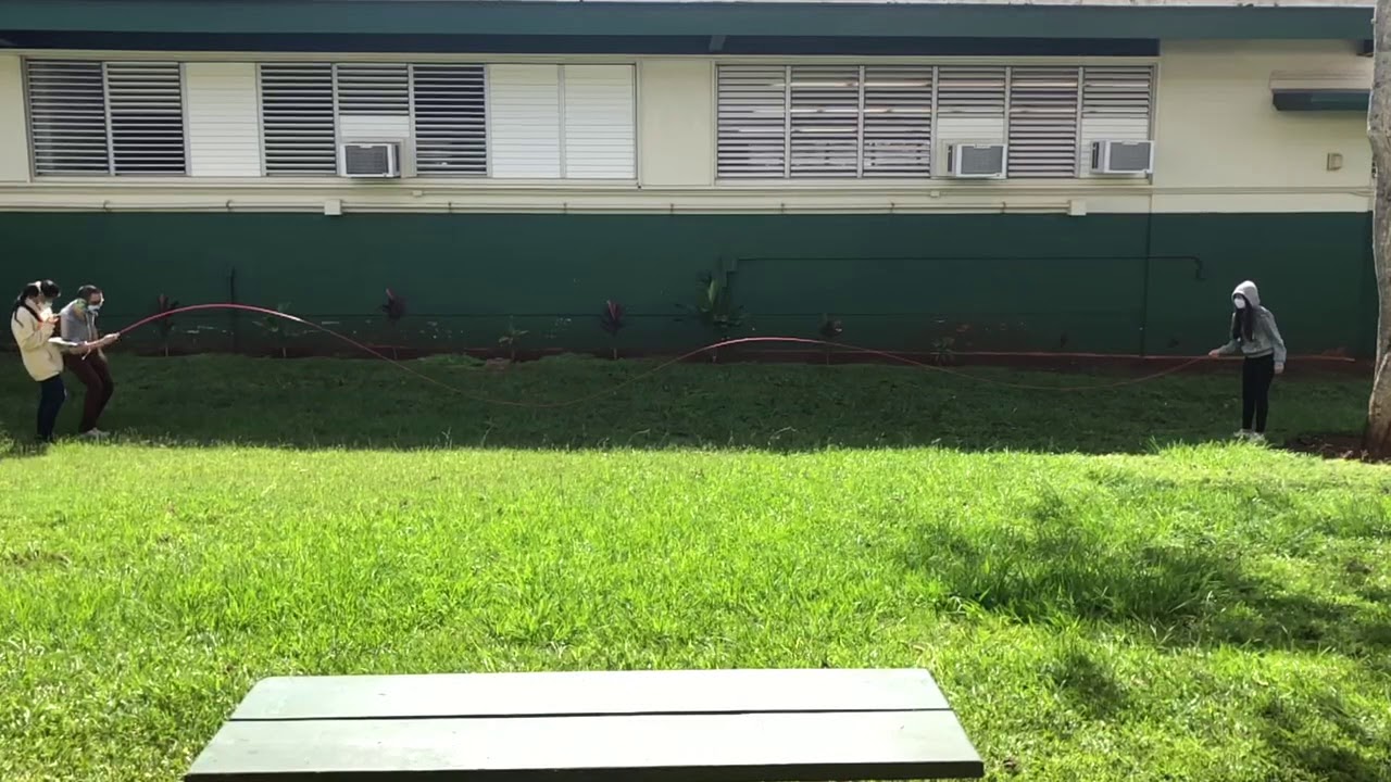 Standing Waves using a Jump Rope - YouTube