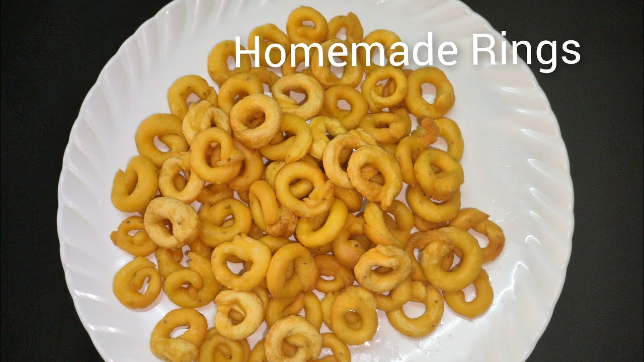 homemade crispy rings/maide se banne Wale rings/iftar special/afreen ...