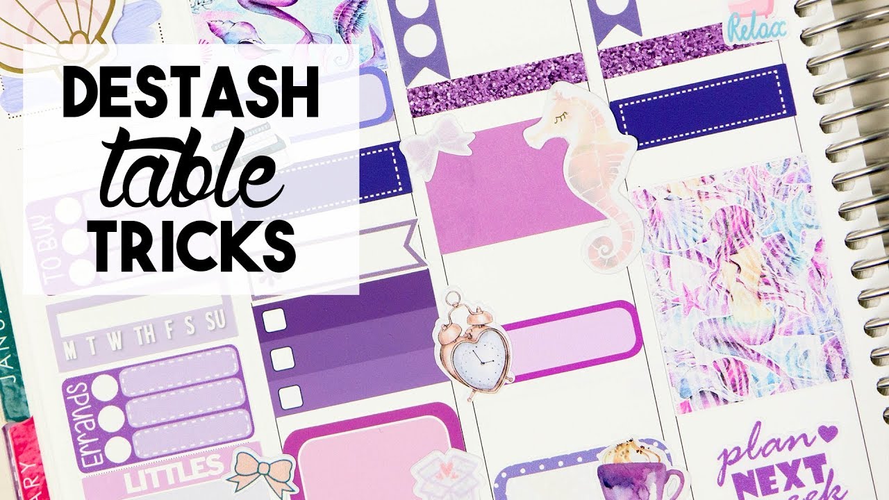 How to Get the Most Out of a Destash Table - YouTube