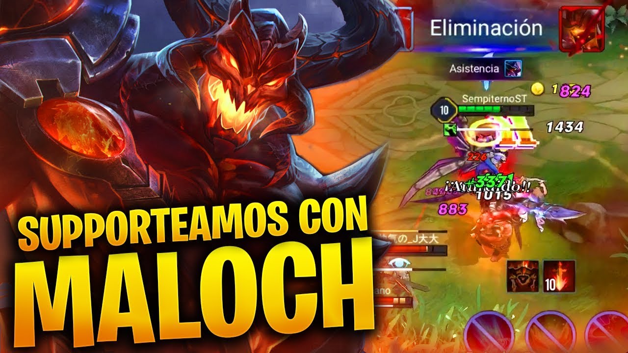 MALOCH SUPPORT ES UNA BUENA OPCIÓN | ARENA OF VALOR Español [Sempiterno ...