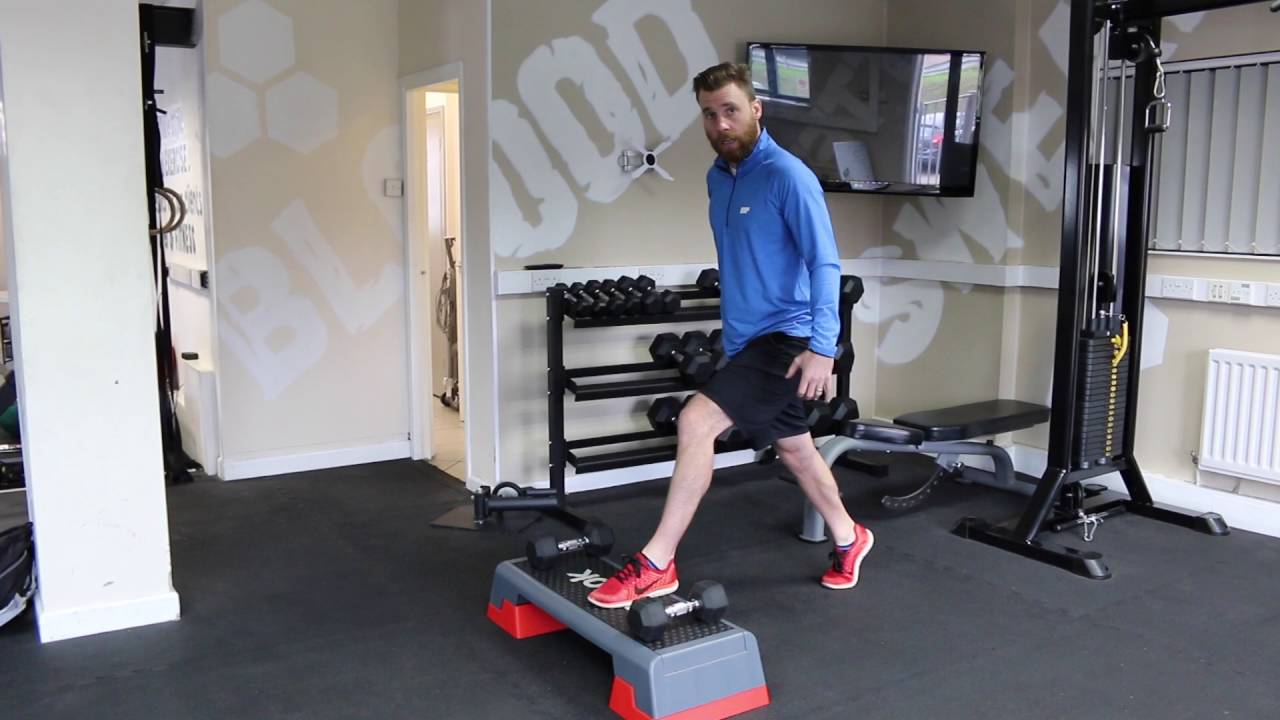 front foot elevated split squat - YouTube