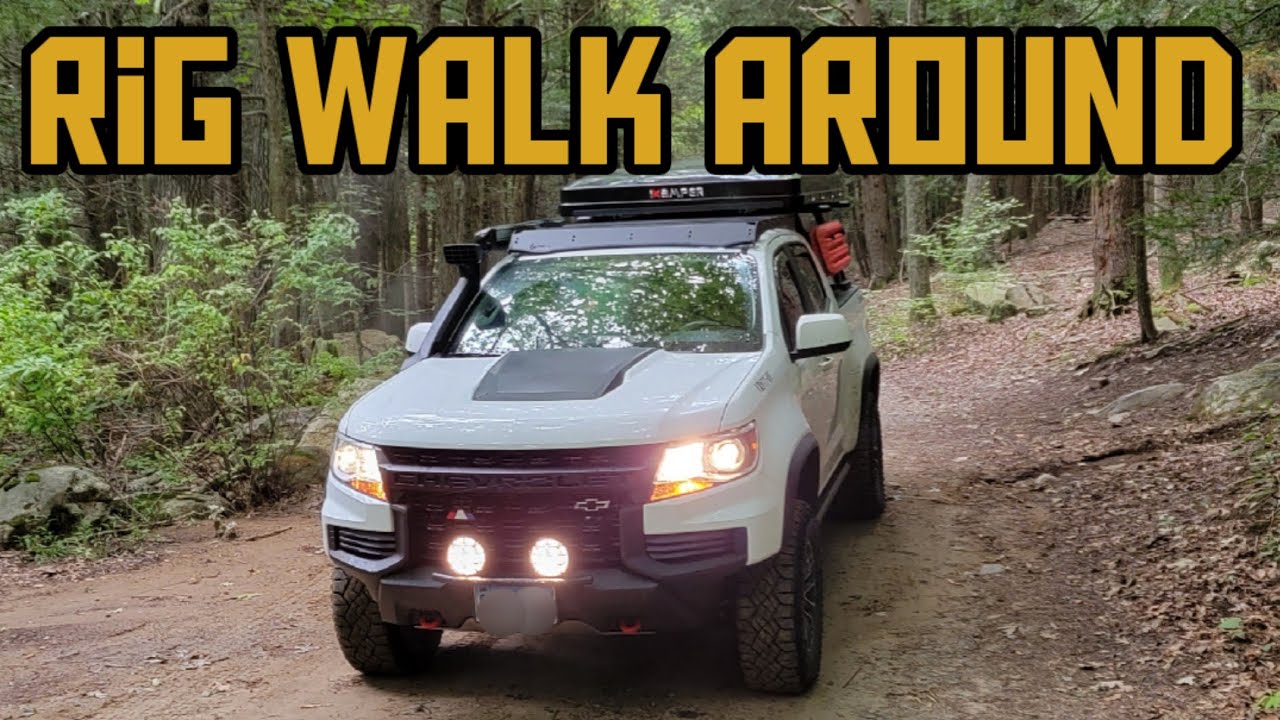 2021 Colorado ZR2 overland rig walk around & camping gear - YouTube