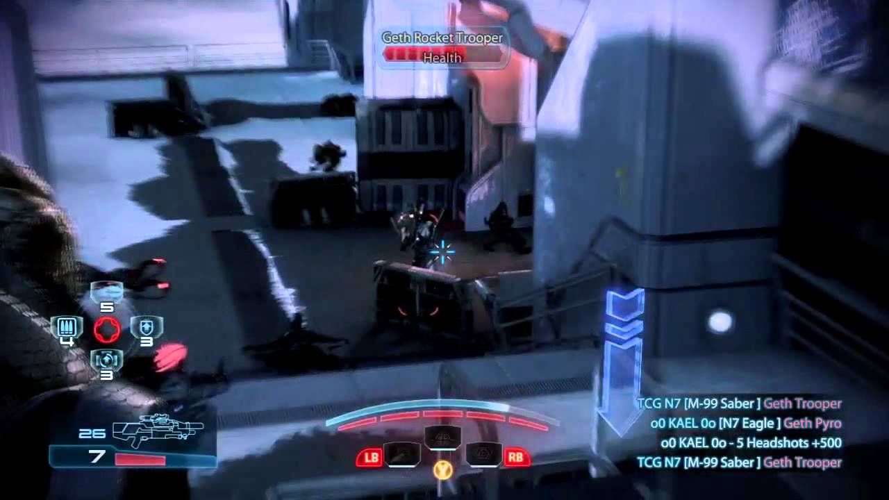 Live ME3 M-99 Saber Gameplay! - YouTube