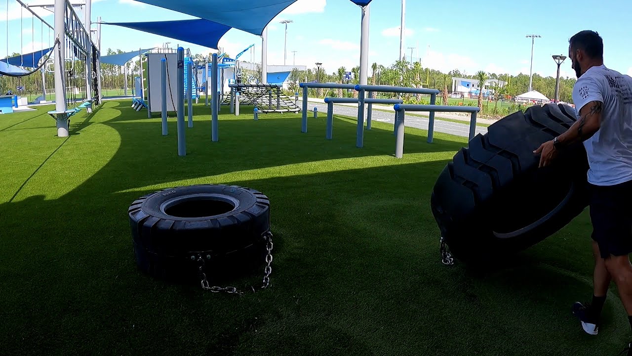 MoveStrong Functional Training Tire Flip - How To - YouTube
