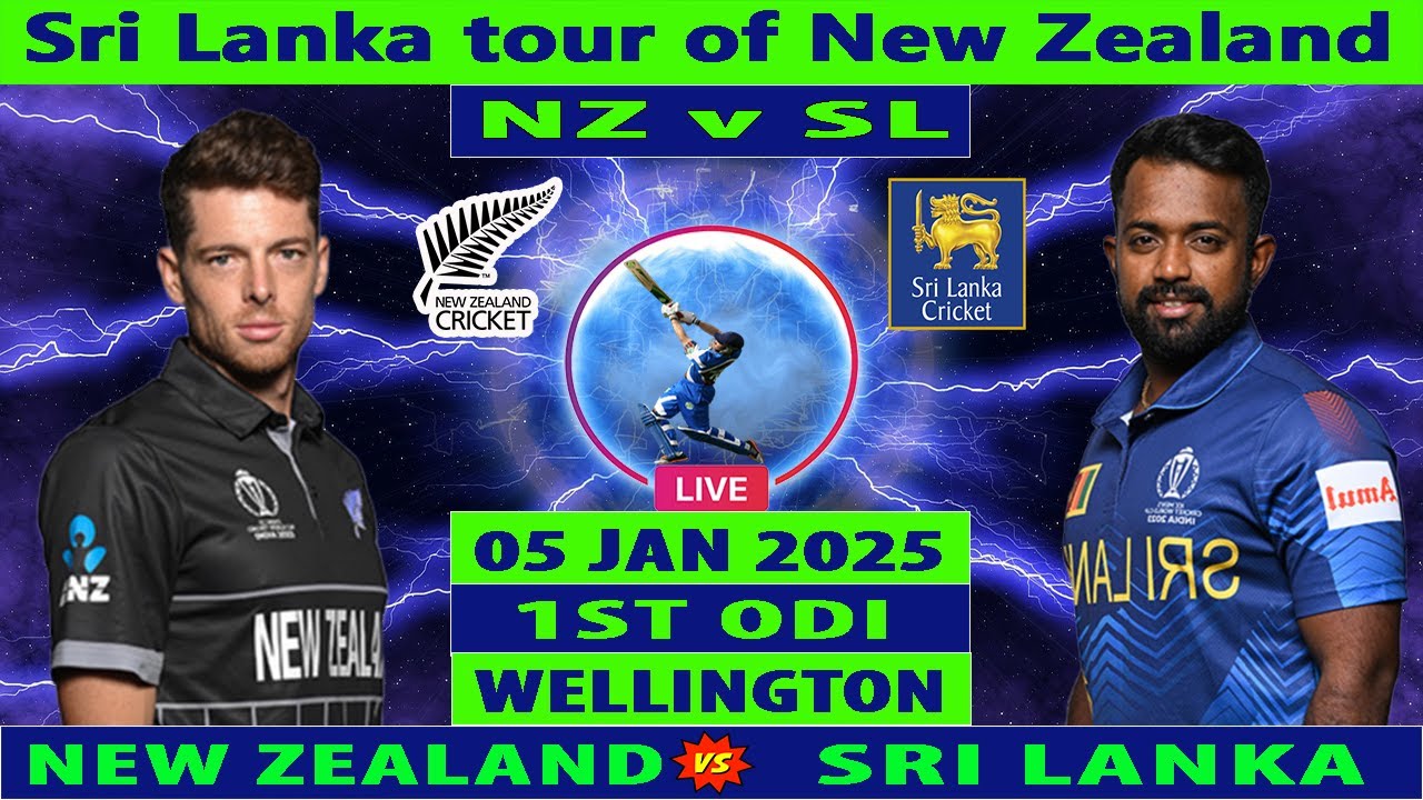 New Zealand vs Sri Lanka | NZ vs SL | 1st ODI of SL Tour of New Zealand ...