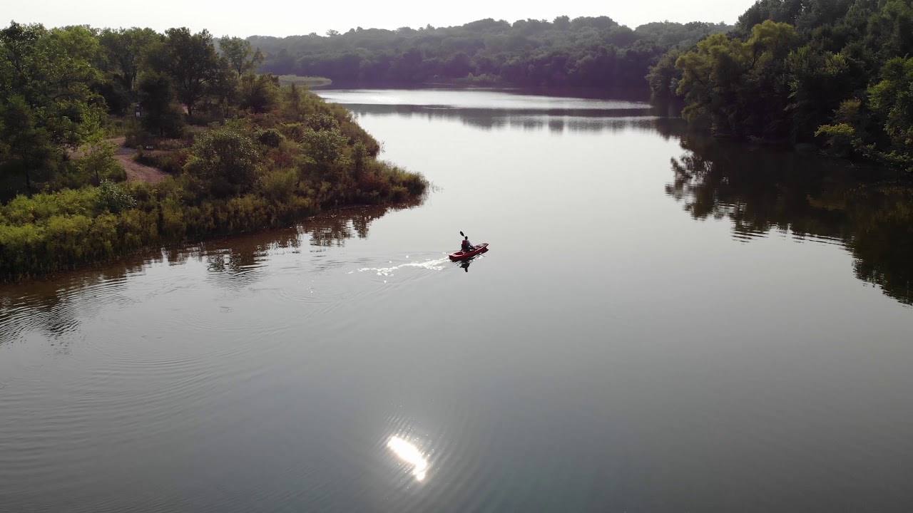Quarry Springs Park - BSA T63 kayak and canoe paddling - YouTube