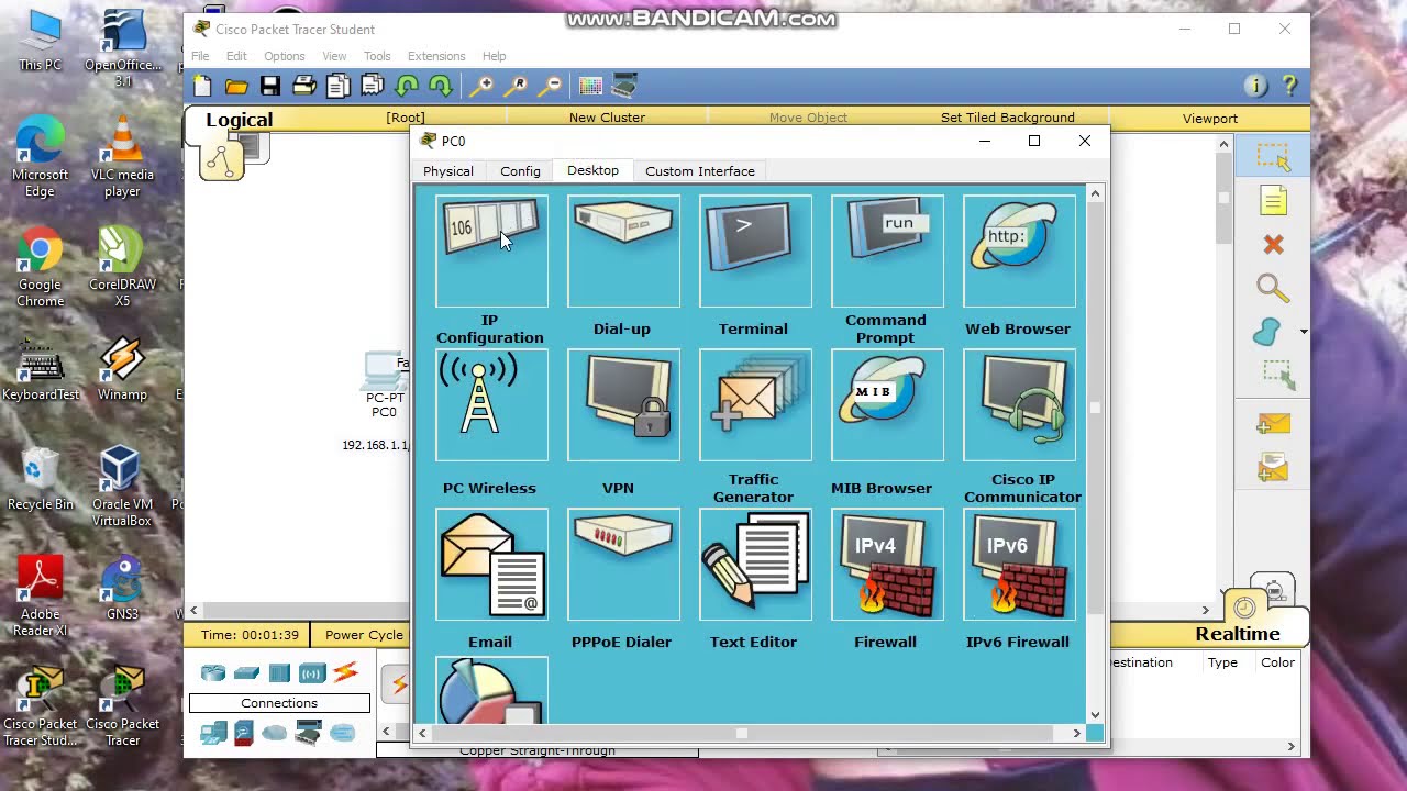 Cara Setting IP Address di Cisco Packet Tracer - YouTube