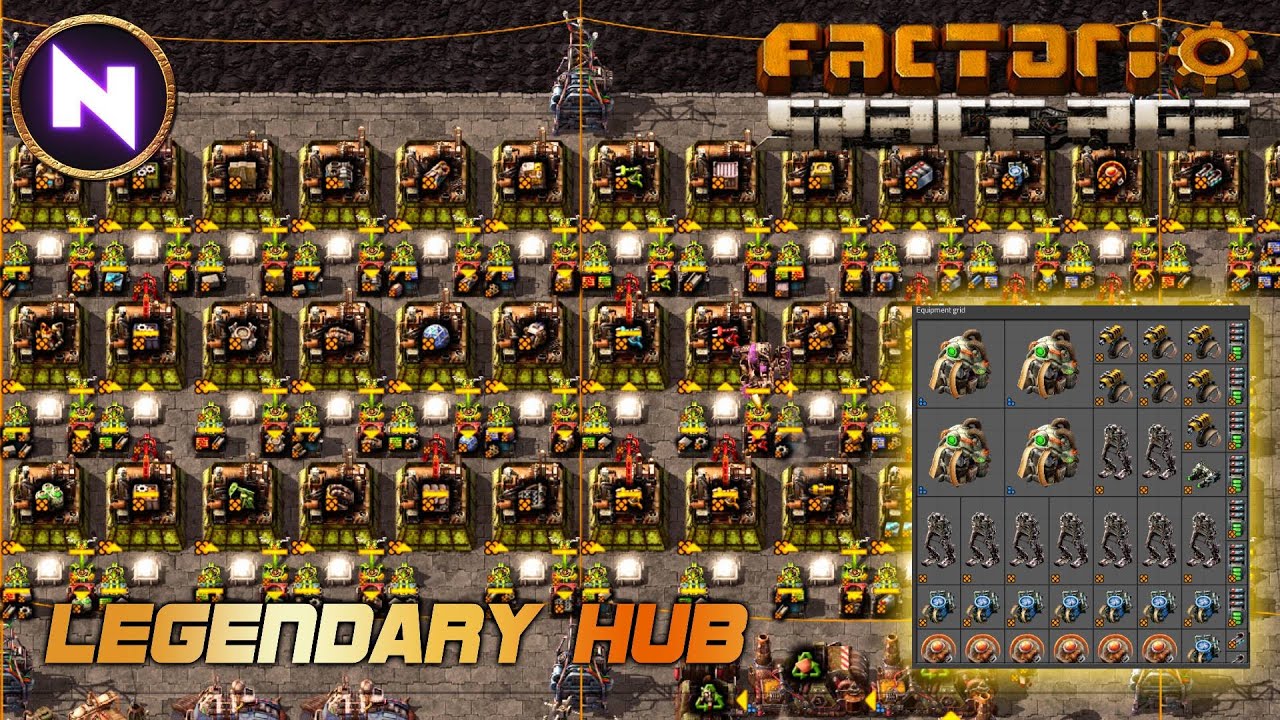 Legendary Make Everything HUB! | 44 | Factorio SPACE AGE - YouTube